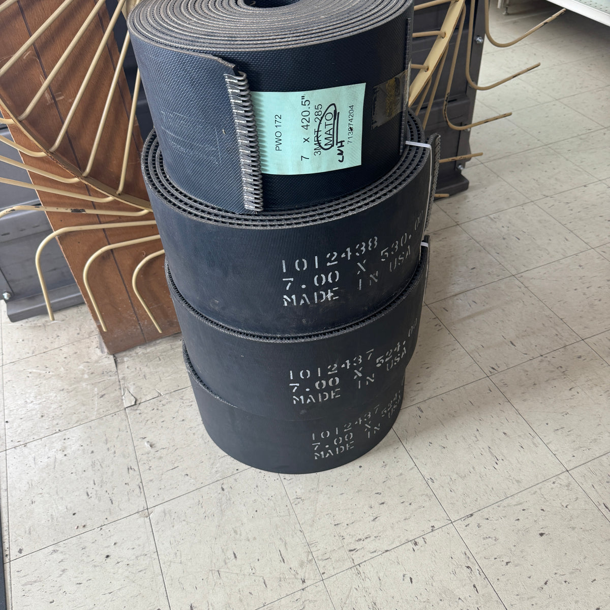 New Holland Baler Belts All Models 660 - BR7090 - Chevron Tread Clippe ...